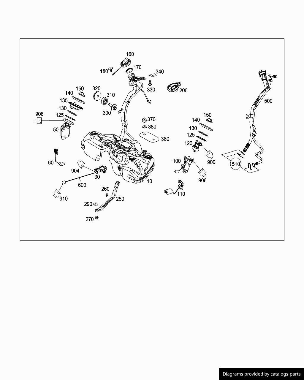 Mercedes Benz Cover A2044700238 - LLLParts