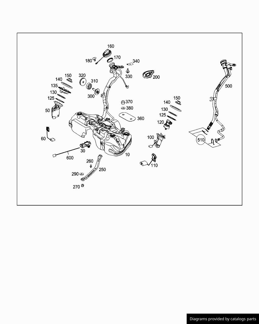 Mercedes Benz Fuel Filter Unit A2214701890 - LLLParts