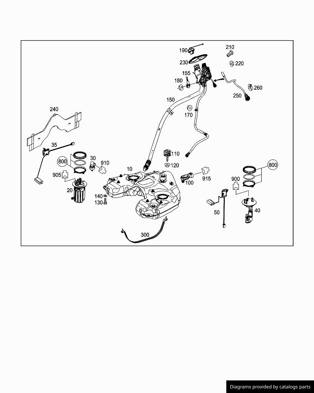 Mercedes Benz Fuel Filter Unit A1664700490 - LLLParts