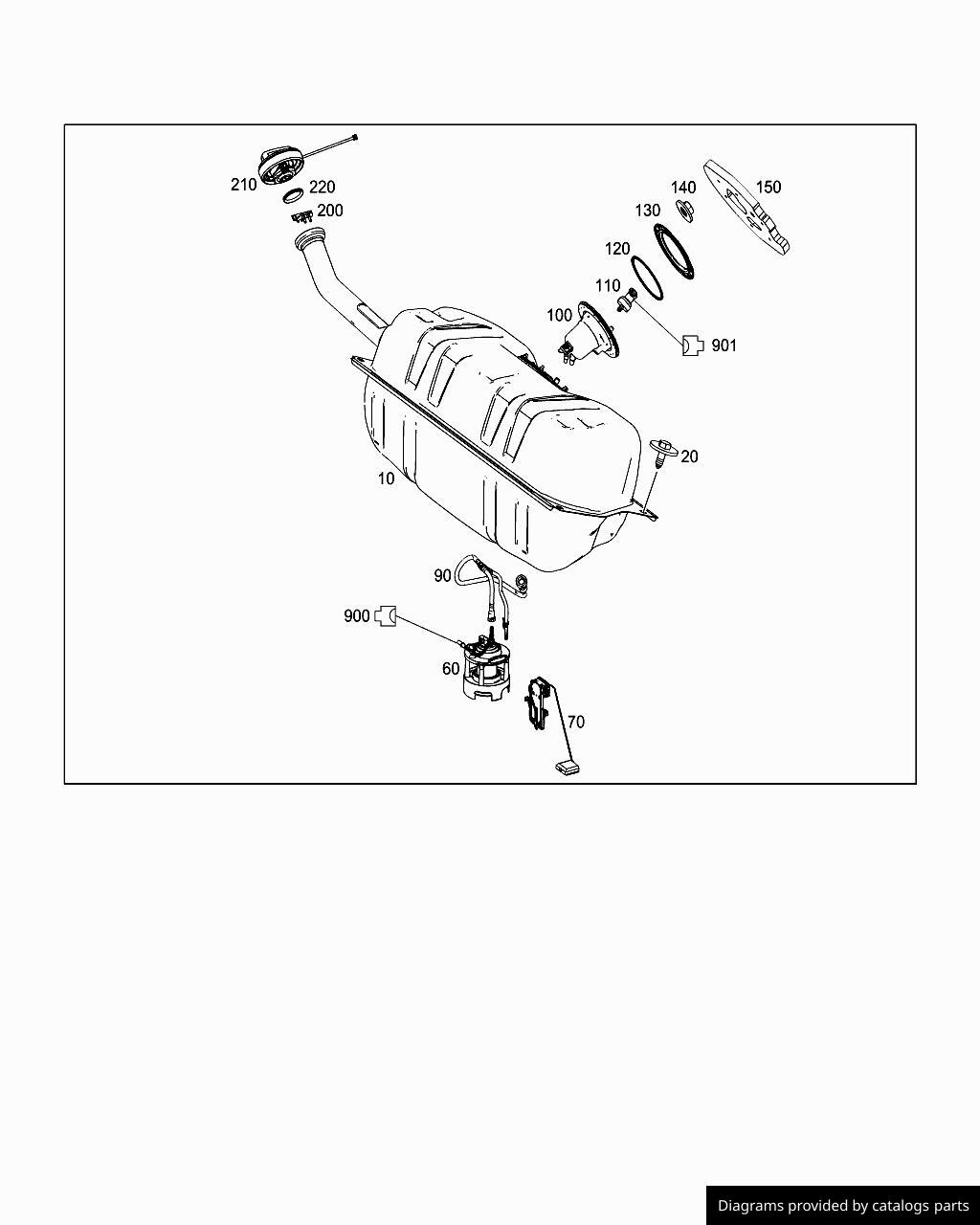 Mercedes Benz Fuel Level Sensor A2315400017 - LLLParts