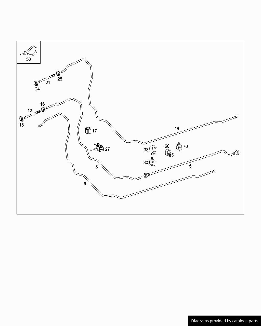 Mercedes Benz Feed Line A6394764901 LLLParts mercedes-benz-feed-line-a6394764901-lllparts