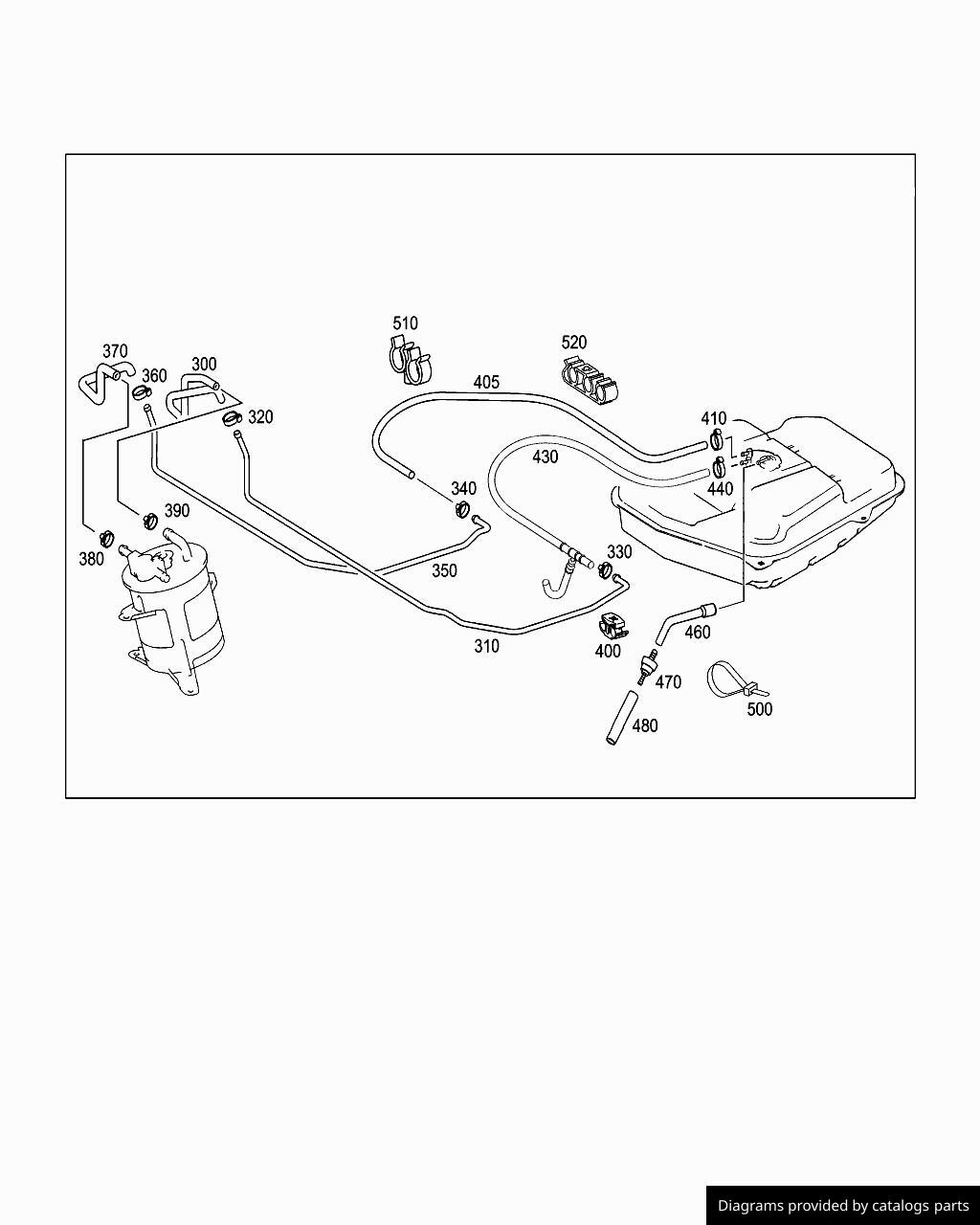 Mercedes Benz Hose A1020783481 - LLLParts