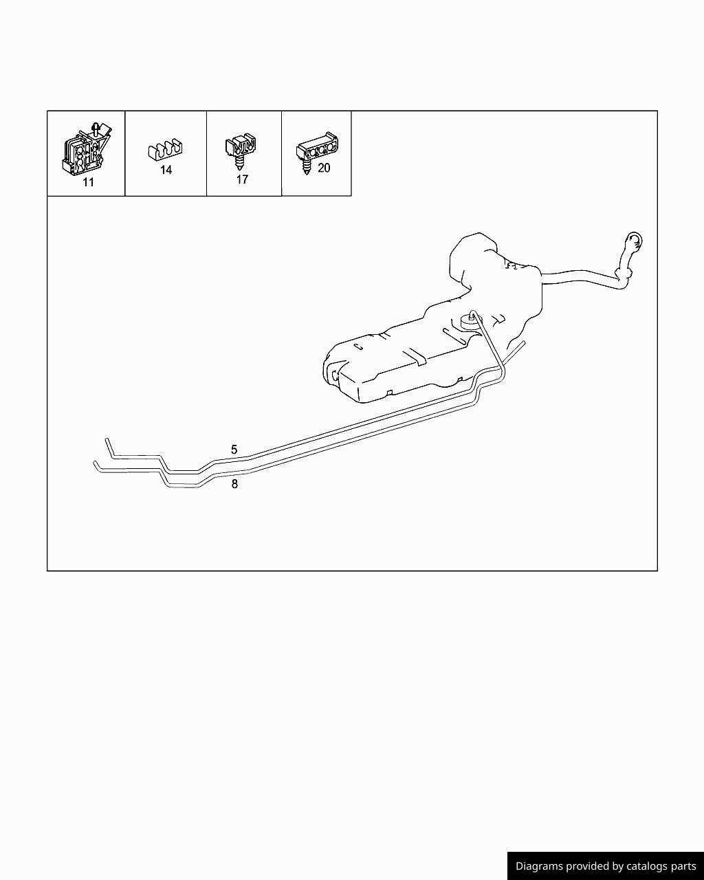 Mercedes Benz Line A1634761501 - LLLParts