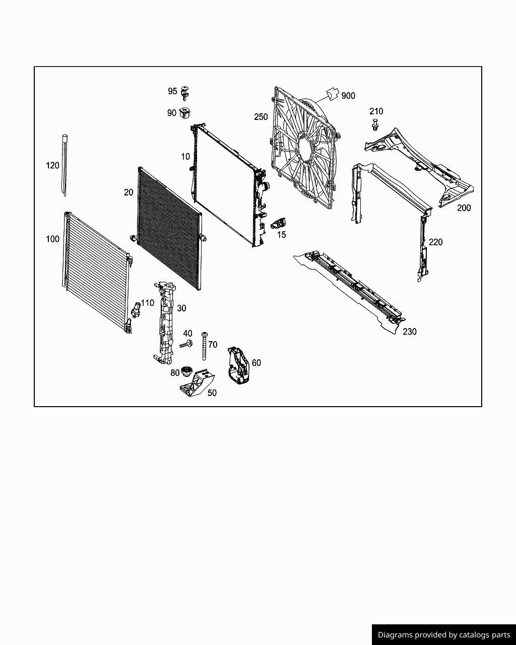 Mercedes Benz Cold Air Intake A2535001100 - LLLParts
