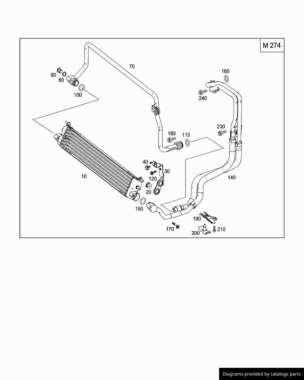 Mercedes Benz Mounting Clamp A0039953301 - LLLParts