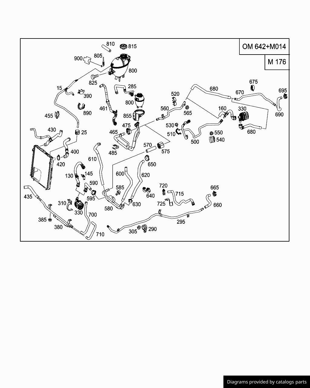 Mercedes Benz Molded Hose A4635006175 - LLLParts