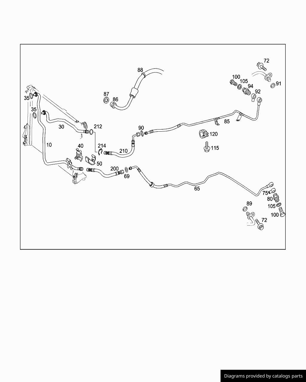 Mercedes Benz Oil Line A6421804730 - LLLParts