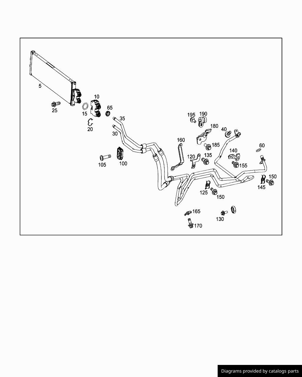 Mercedes Benz Oil Cooler A4475000001 - LLLParts