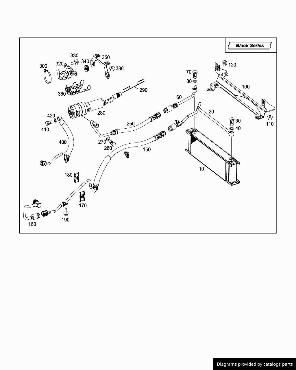 Mercedes Benz Oil Cooler A2095001800 - LLLParts