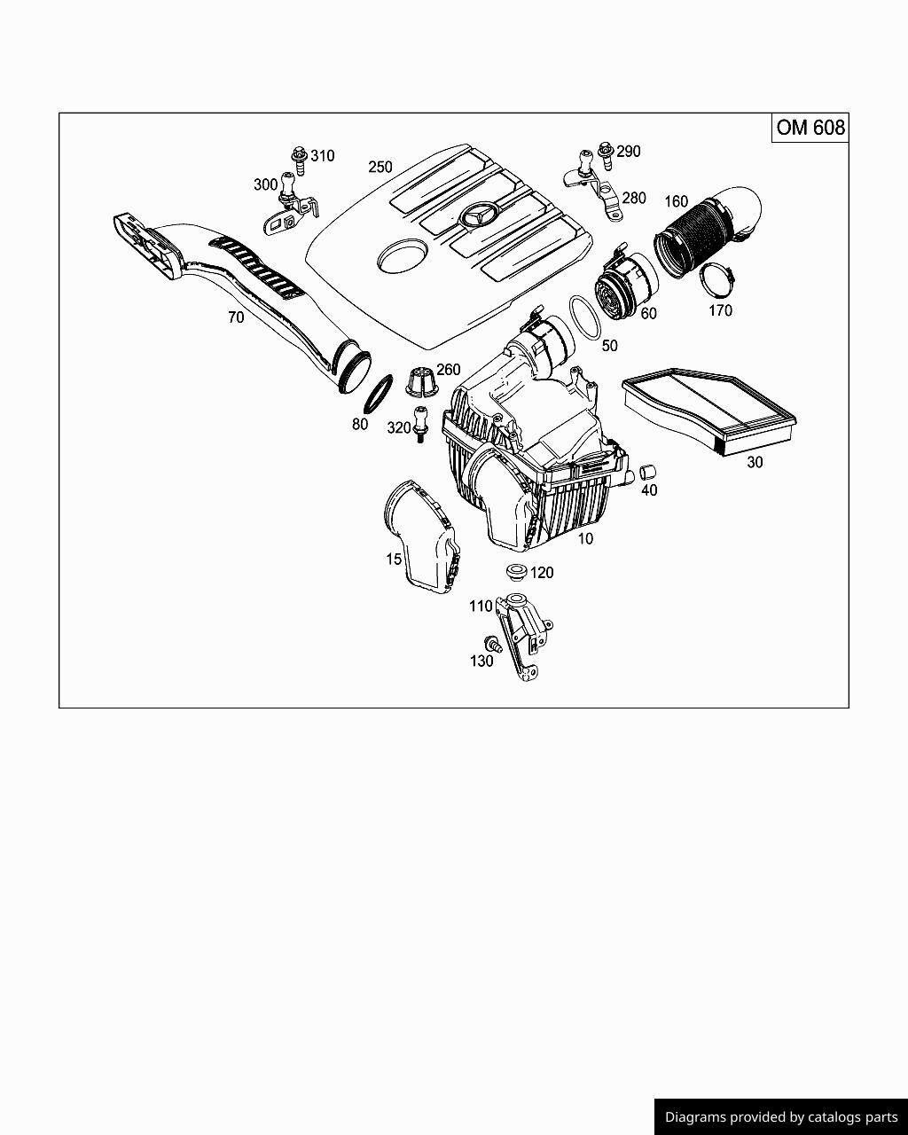 Mercedes Benz Bracket A6080110000 - LLLParts
