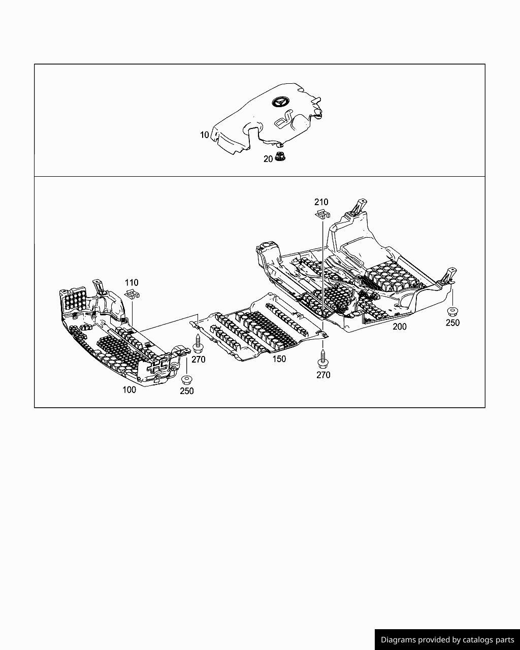 Mercedes Benz Noise Encapsulation A9065200123 - LLLParts