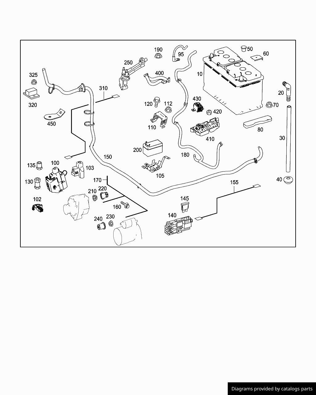 Mercedes Benz Ground Strap A2515400341 - LLLParts