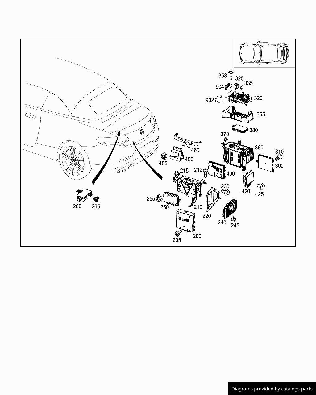 Mercedes Benz Bracket For Control Unit A2055409830 - LLLParts