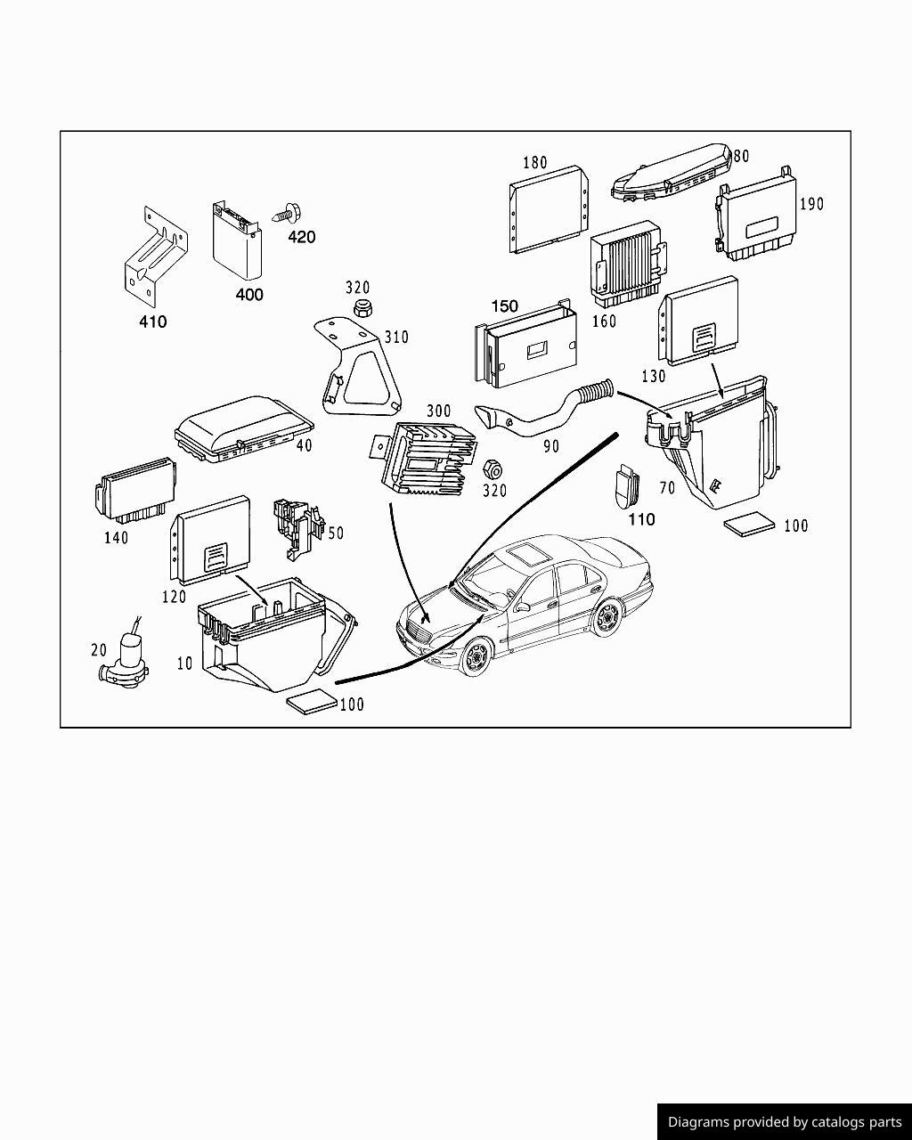 Mercedes Benz Control Unit A0325455032 - LLLParts