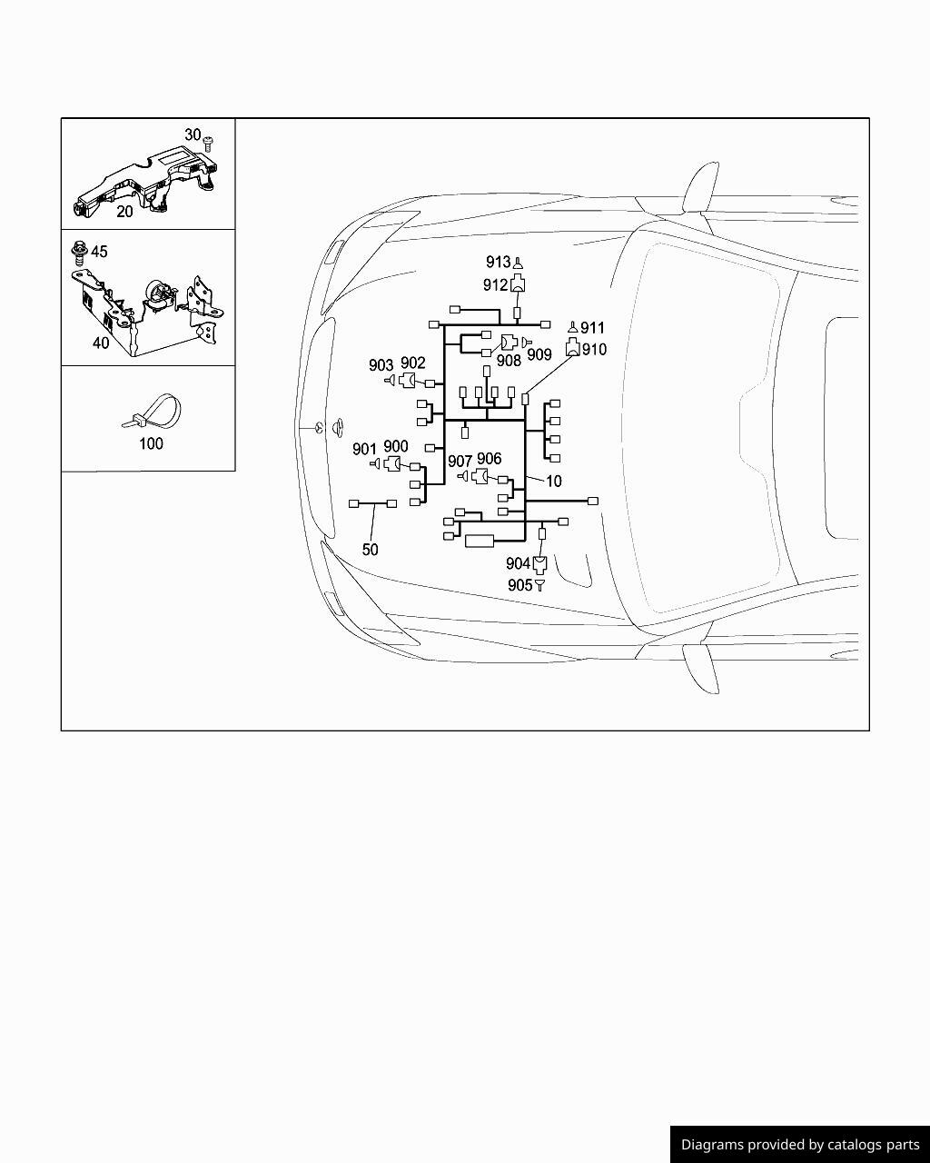 Mercedes Benz Electrical Wiring Harness A2741500120 - LLLParts