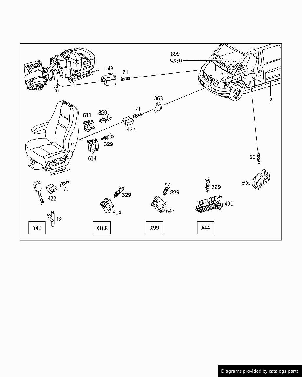 Mercedes Benz Pin Bushing Housing A0065450226 - LLLParts