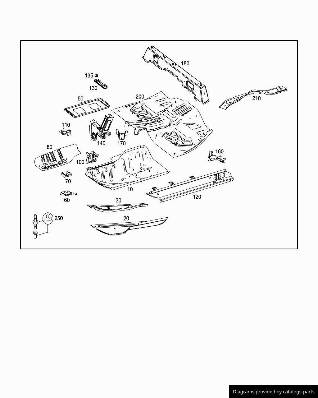 Mercedes Benz Cover A1666100908 - LLLParts