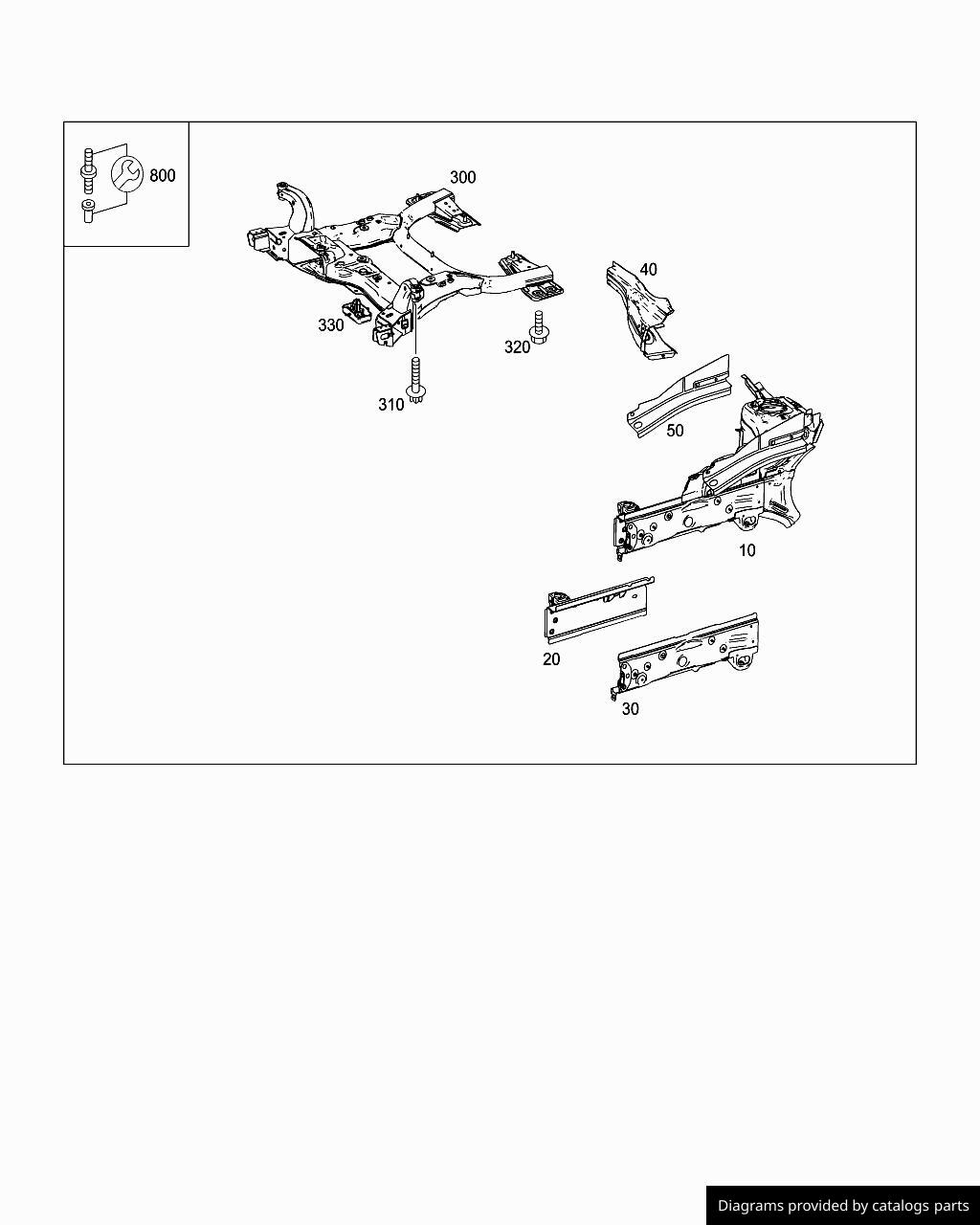 Mercedes Benz Longitudinal Member A2466202434 - LLLParts