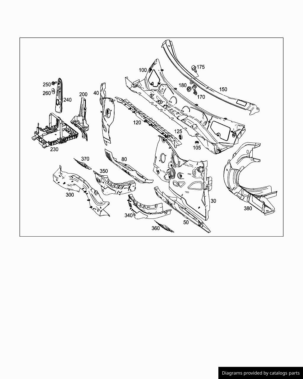 Mercedes Benz Connecting Carrier A1776203001 - LLLParts