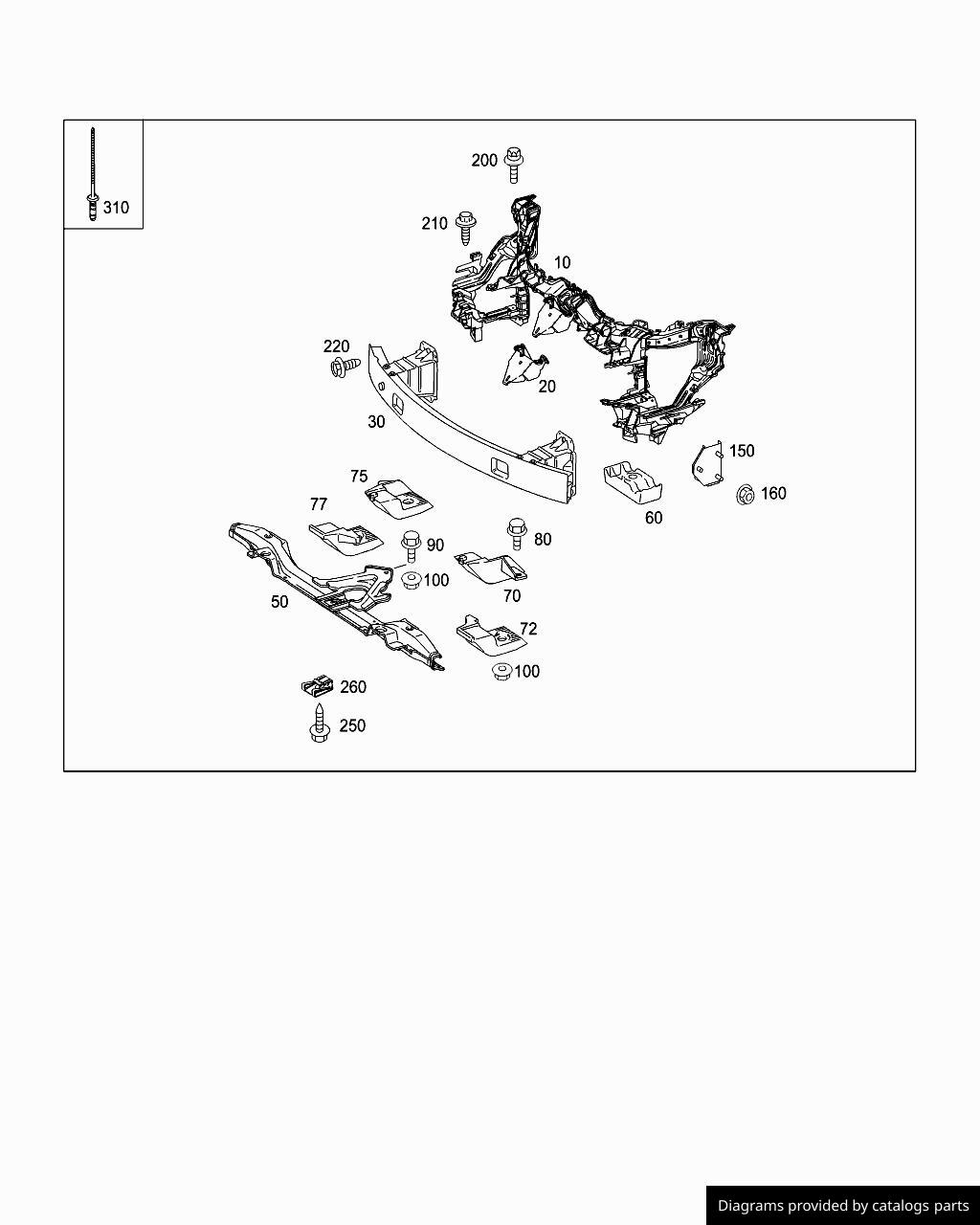 Mercedes Benz Guide Part A1696200536 - LLLParts