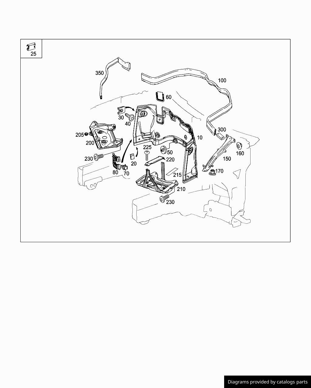 Mercedes Benz Frame A2126200218 - LLLParts