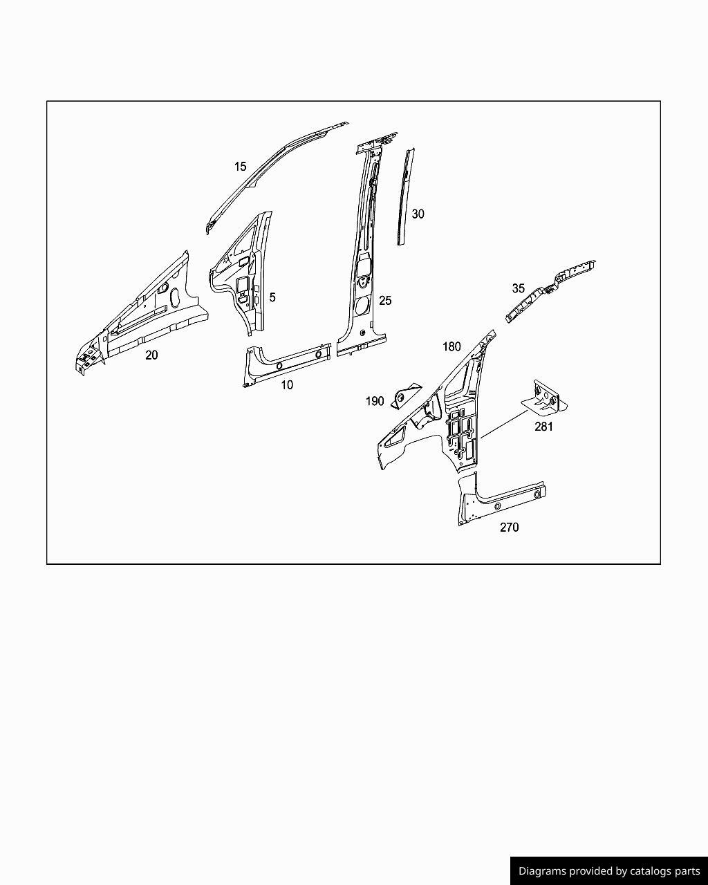 Mercedes Benz Inner Part A6396303406 - LLLParts