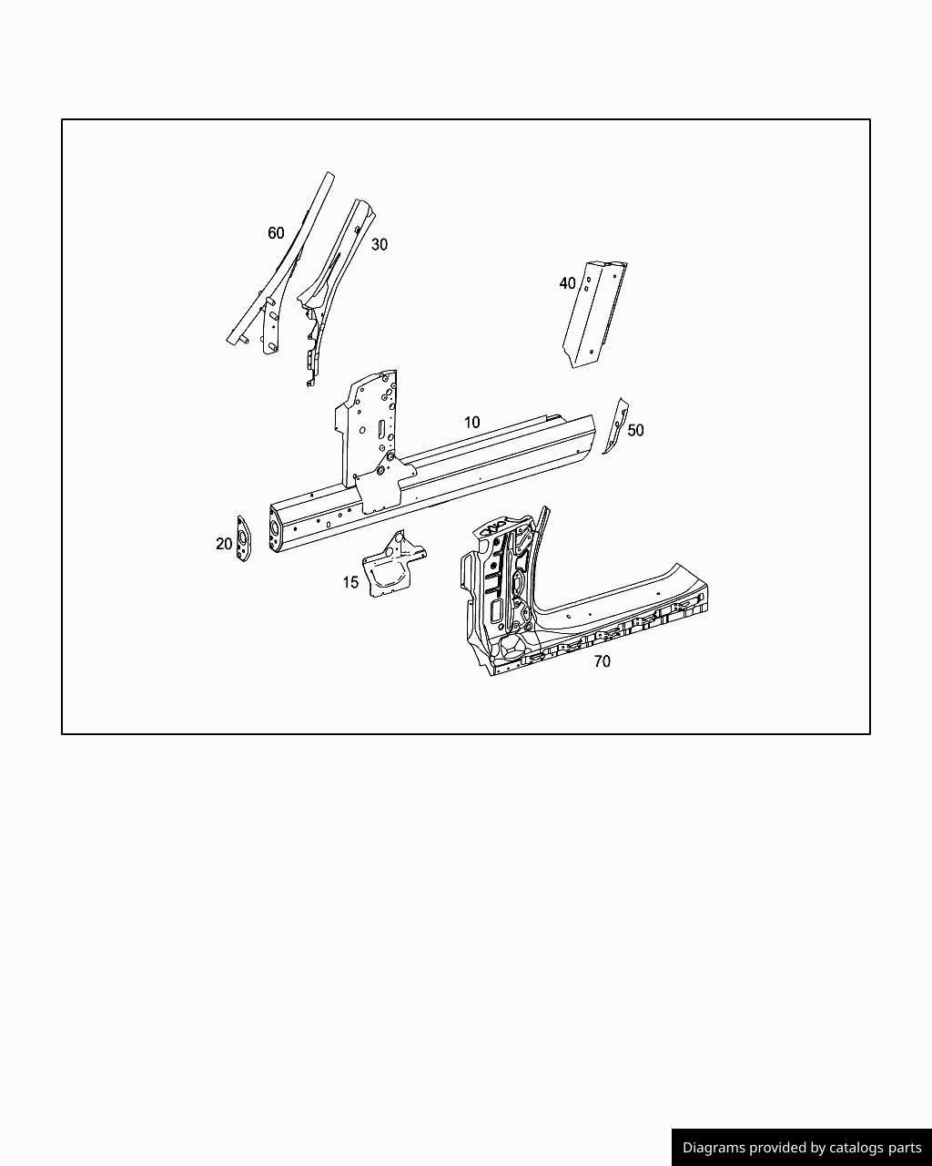 Mercedes Benz Reinforcing Pipe A1906300600 - LLLParts