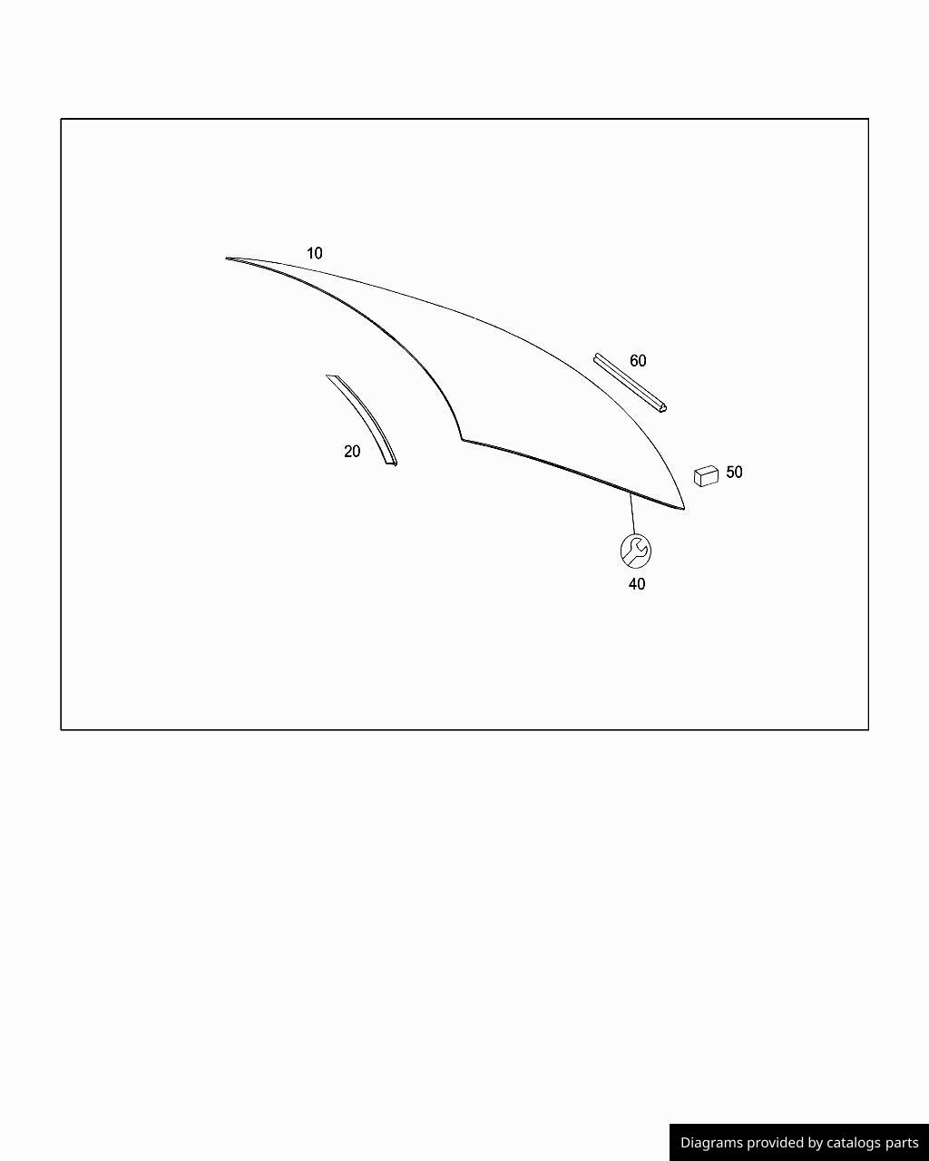 Mercedes Benz Rear Window A2046701700 - LLLParts