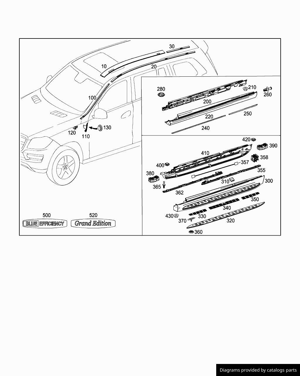Mercedes Benz Step Insert A1666900775 - LLLParts