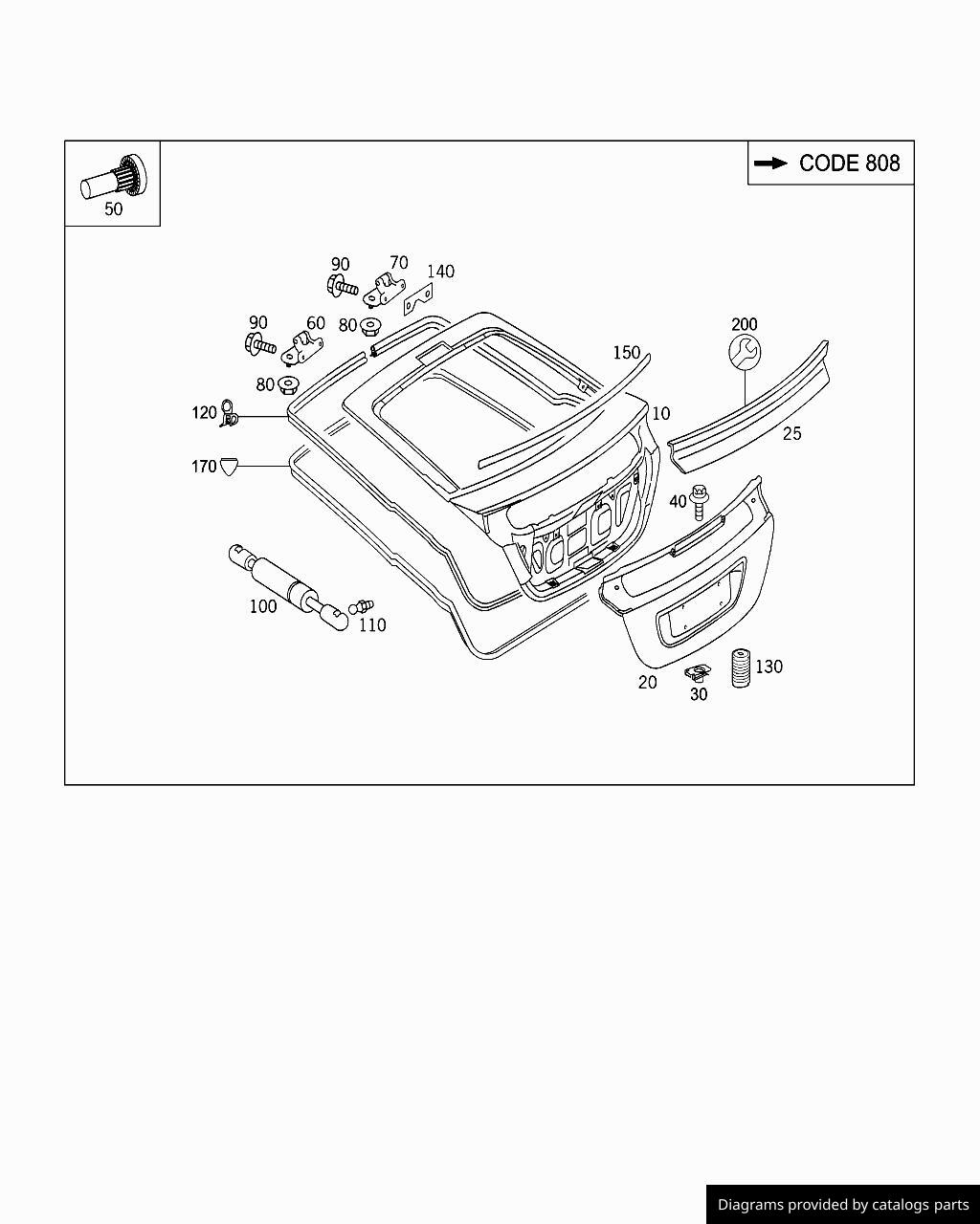 Mercedes Benz Sealing A2037400678 - LLLParts