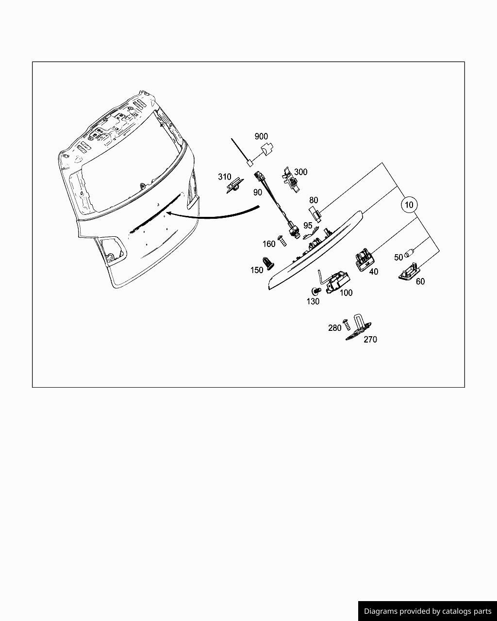 Mercedes Benz Handle Strip A2467400793 - LLLParts