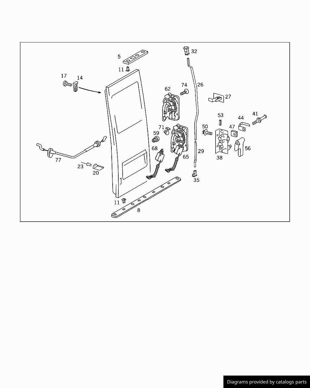 Mercedes Benz Rod A9017400092 - LLLParts
