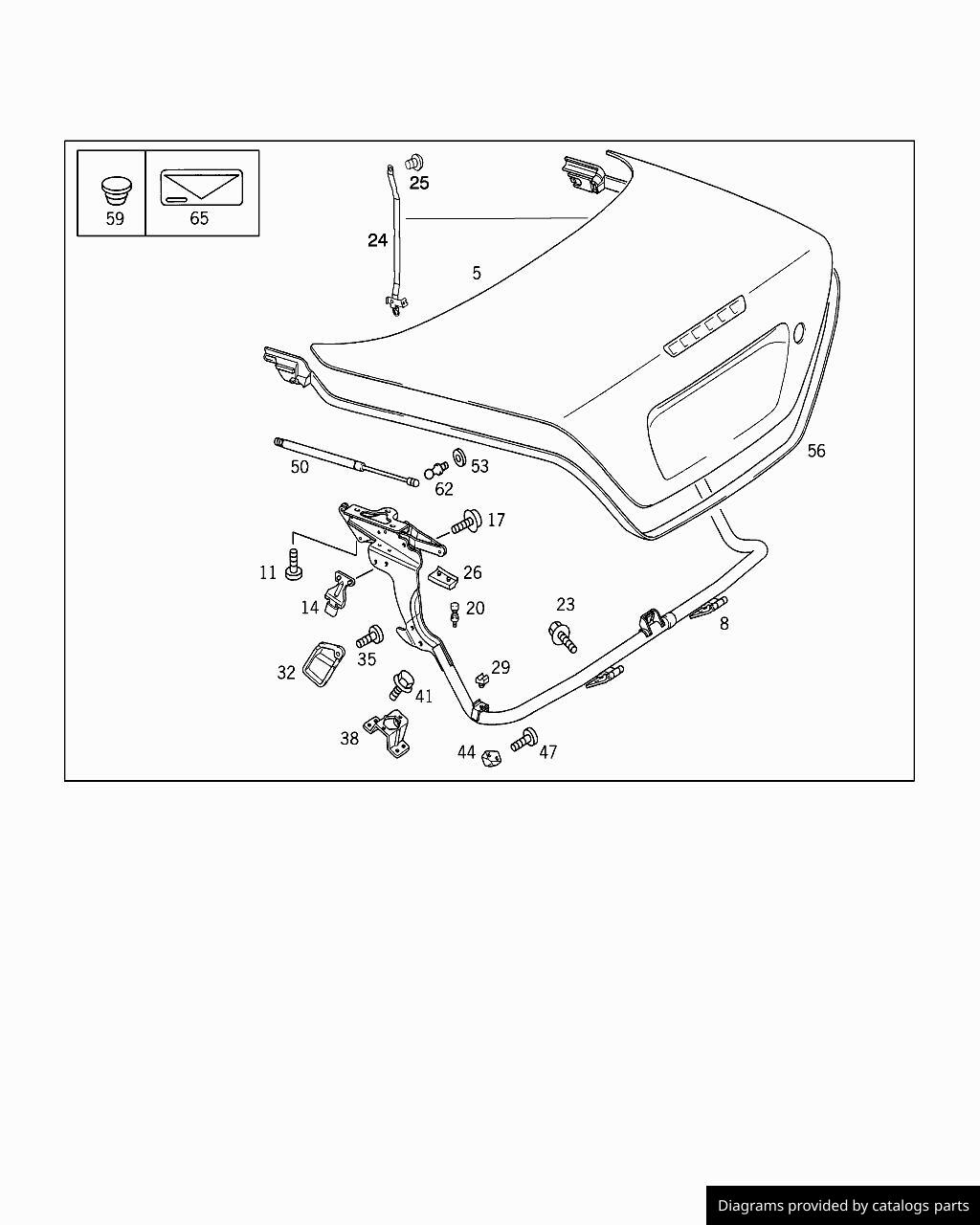 Mercedes Benz Frame A1707500072 - LLLParts