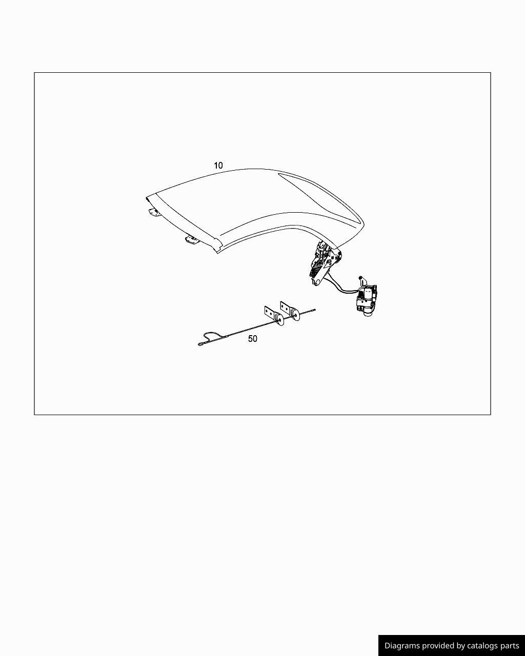 Mercedes Benz Soft Top A2077700101 - LLLParts