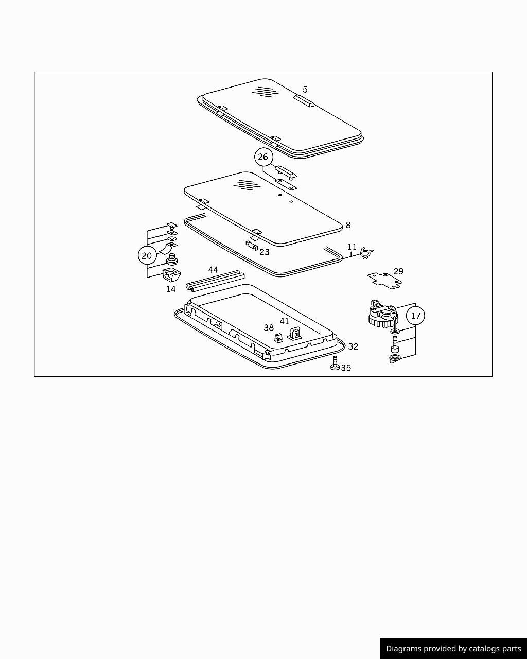 Mercedes Benz Plate A0008370811 - LLLParts