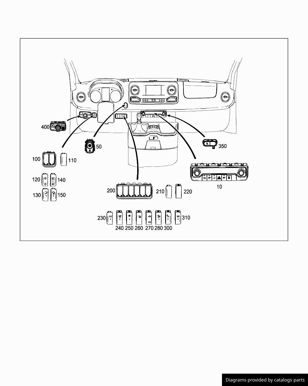 Mercedes Benz Switch Block A9079056606 - LLLParts