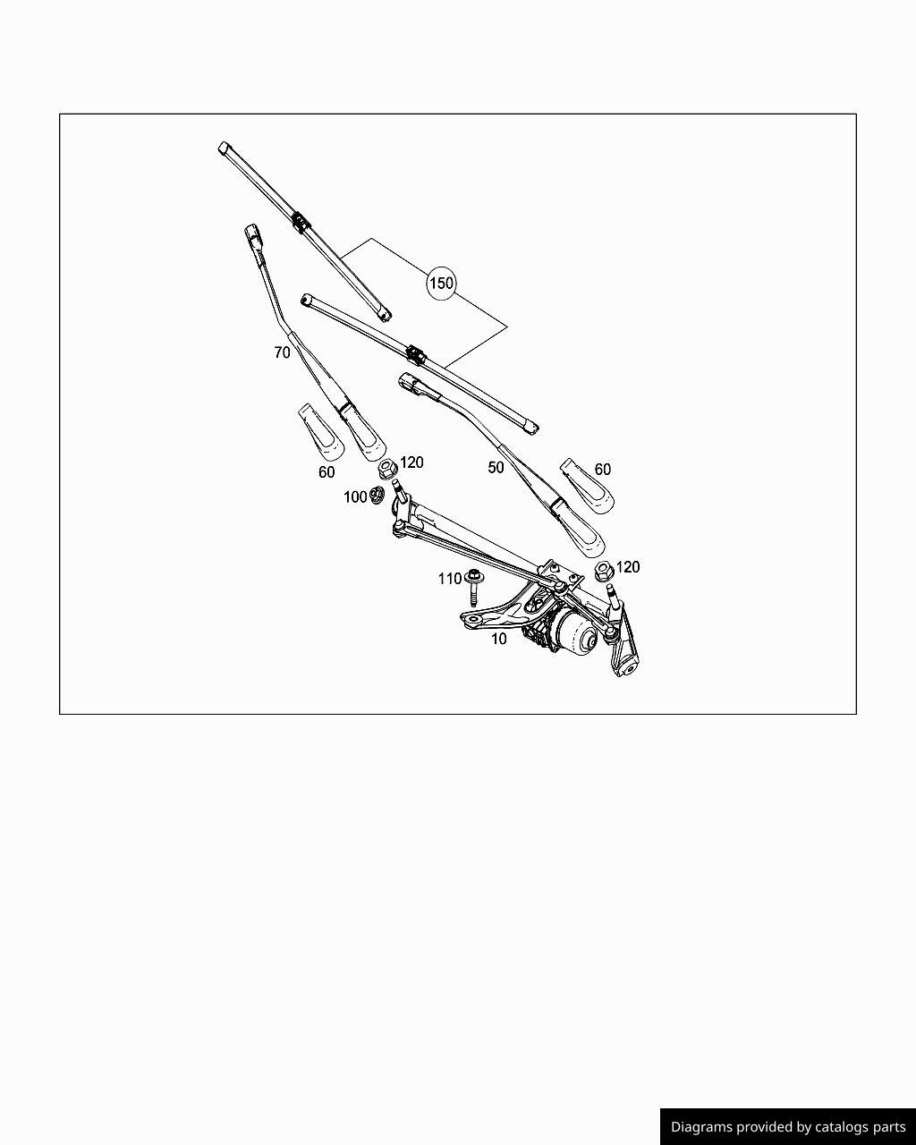 Mercedes Benz Ts Wiper Blade A1778209800 - LLLParts