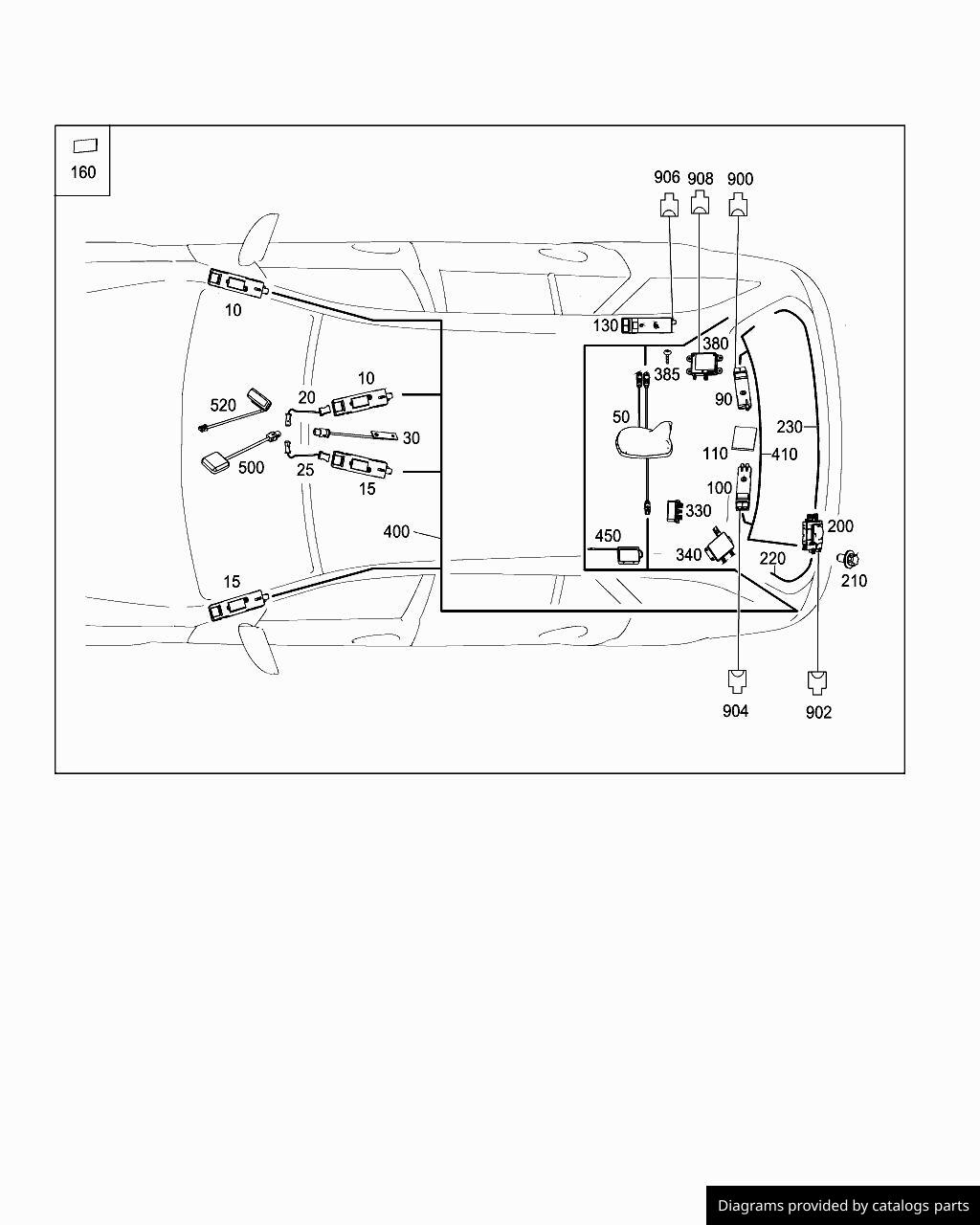 Mercedes Benz Antenna A2049056404 - LLLParts