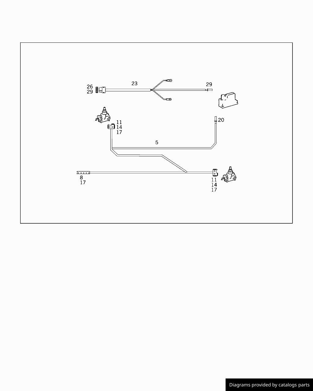 Mercedes Benz Line A1295404109 - LLLParts
