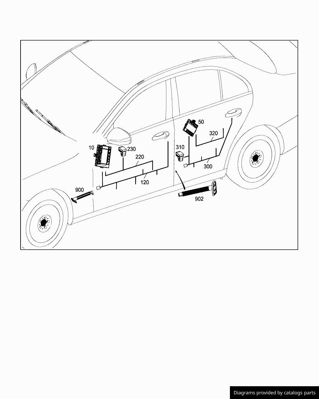 Mercedes Benz Interior Lamp A0009064808 - LLLParts