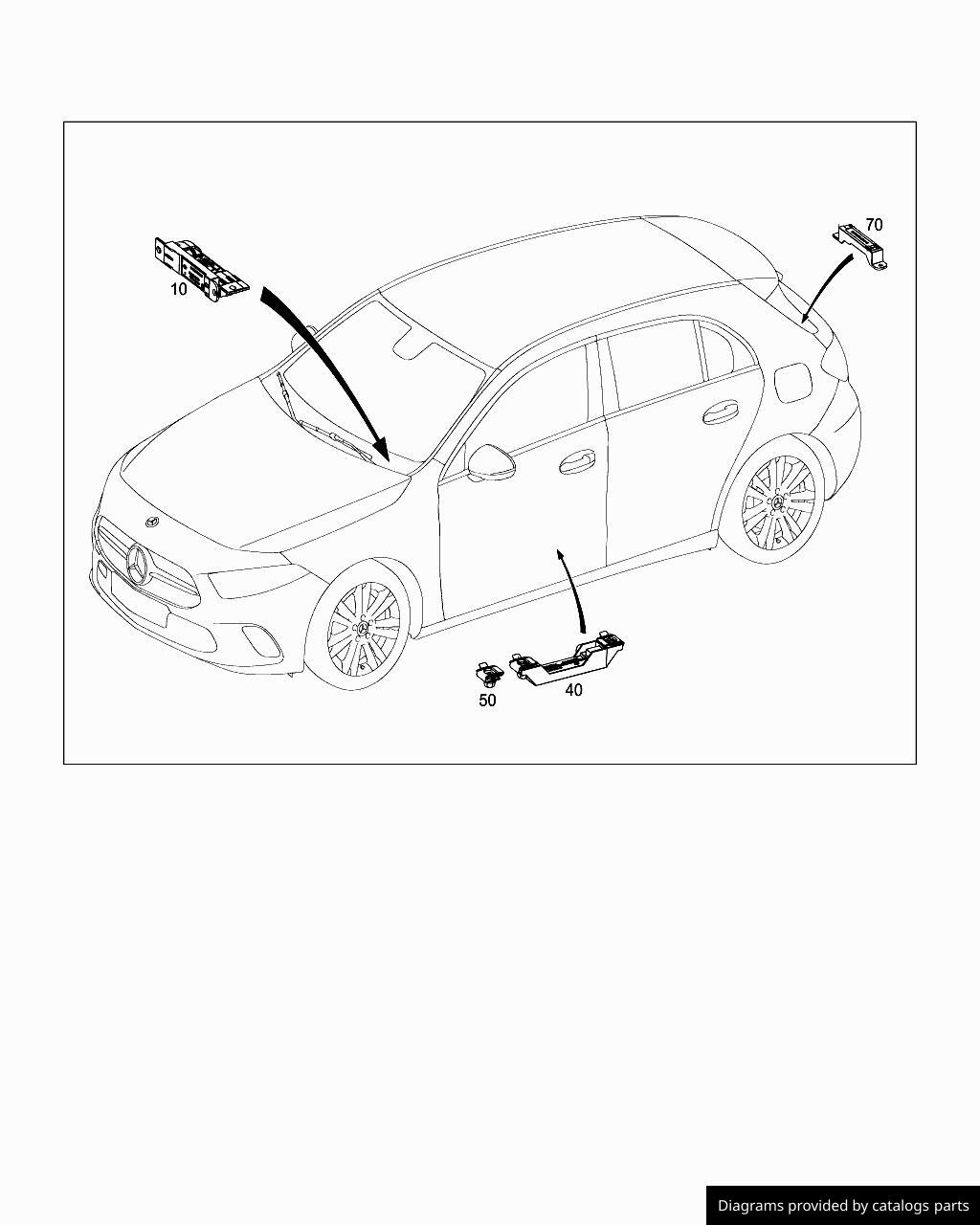 Mercedes Benz Antenna A1779050001 - LLLParts