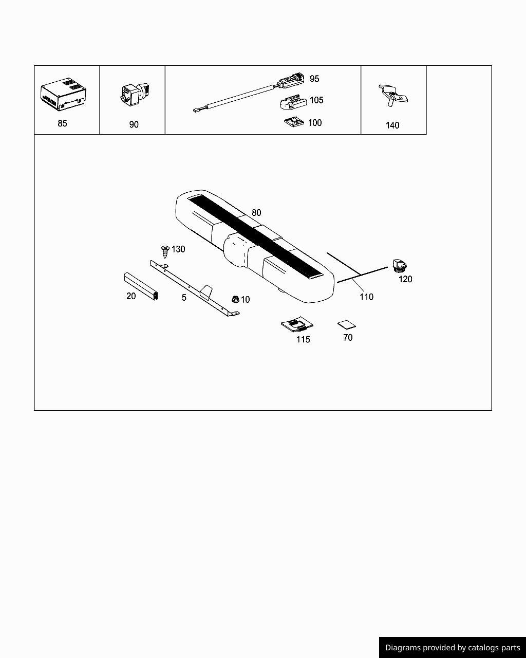 Mercedes Benz Reflector A0008223588 - LLLParts