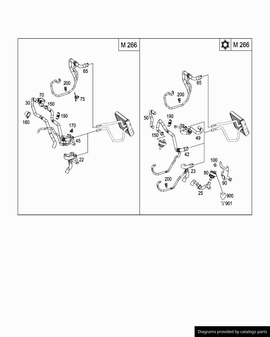 Mercedes Benz Hose A1698301696 - LLLParts