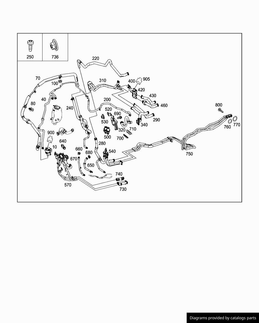 Mercedes Benz Piping A2228300016 - LLLParts