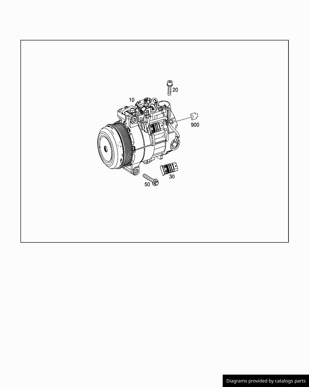 Mercedes Benz Refrigerant Compressor A0008303100 - LLLParts
