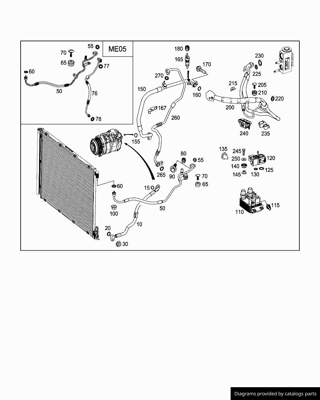 Mercedes Benz Refrigerant Line A2228301802 - LLLParts