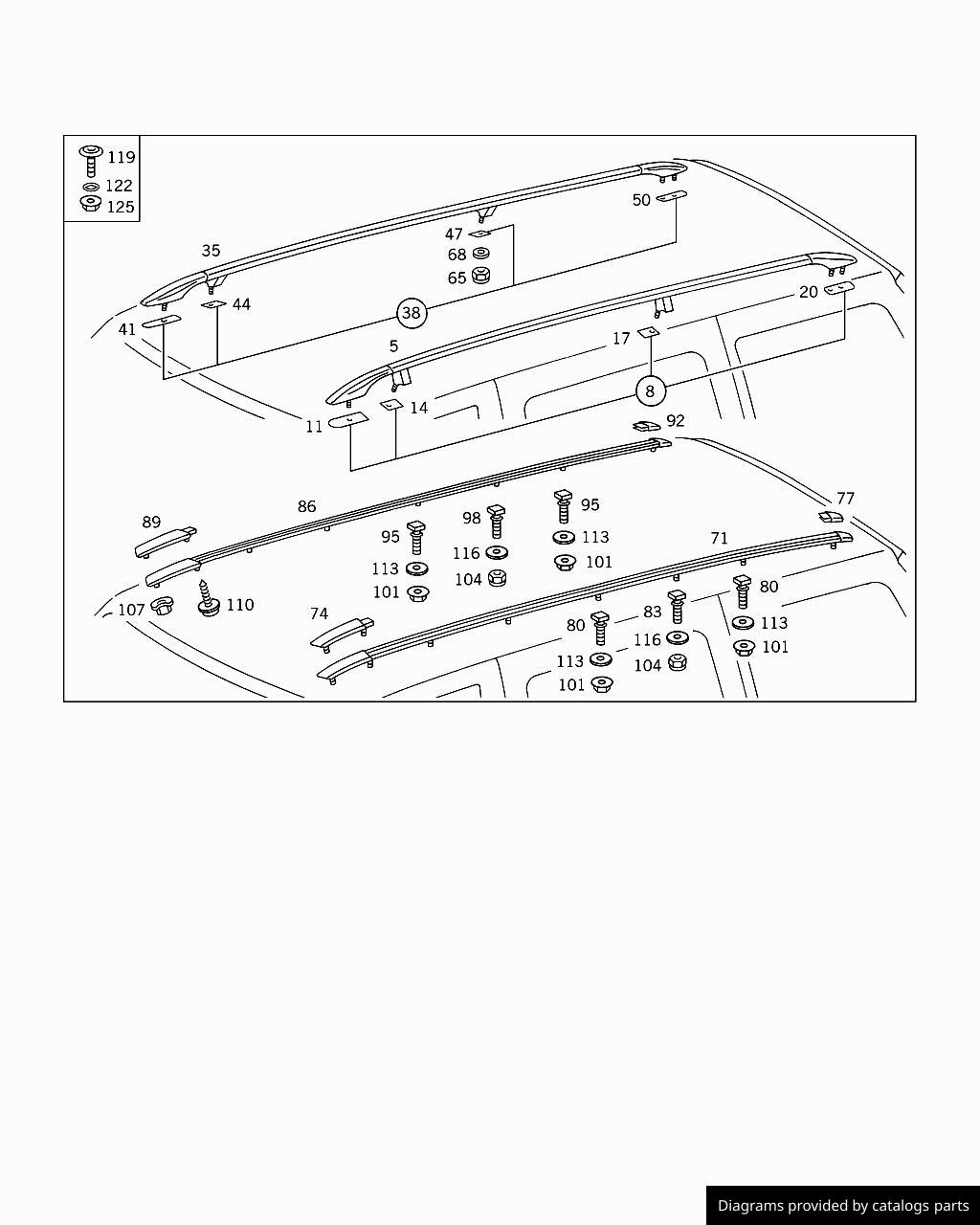 Mercedes Benz Rail A6388500068 - LLLParts
