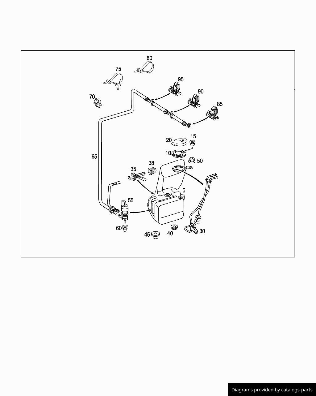 Mercedes Benz Feed-Through Grommet A0099973281 - LLLParts