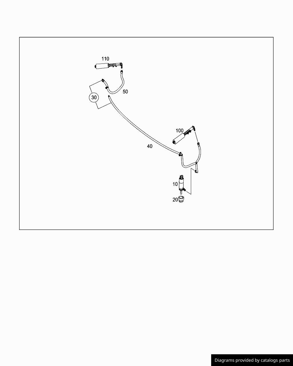 Mercedes Benz Hose Line A1768601492 - LLLParts