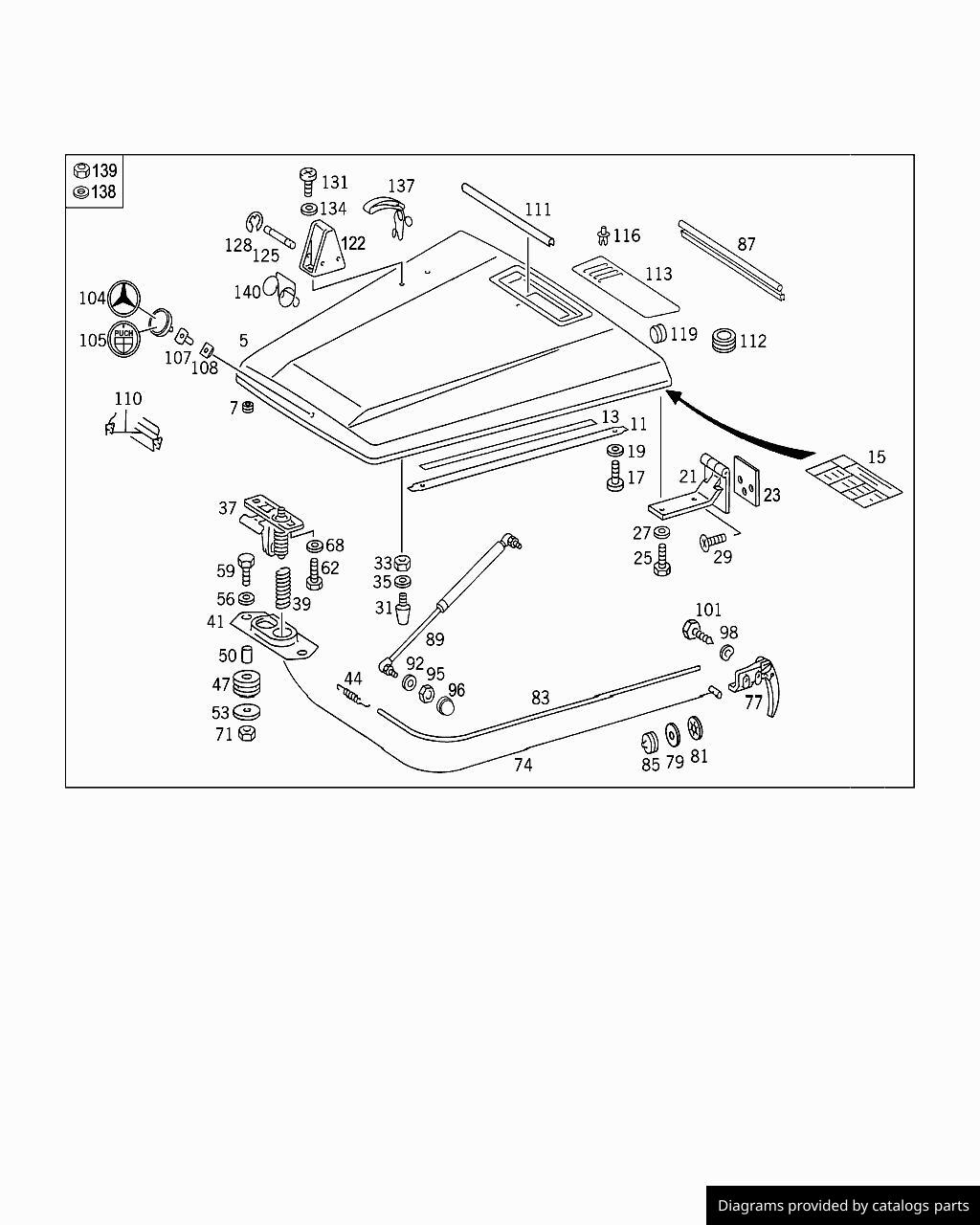 Mercedes Benz Gummed Label A4635845538 - LLLParts
